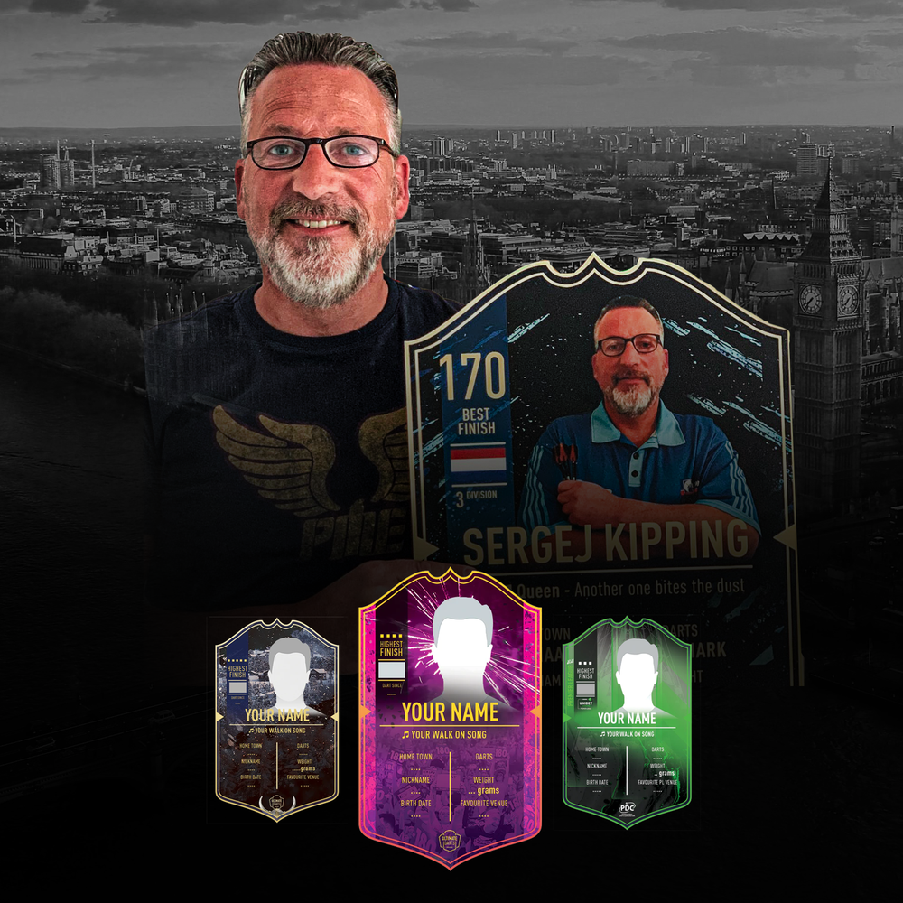 The official Ultimate Darts Pro Player Cards