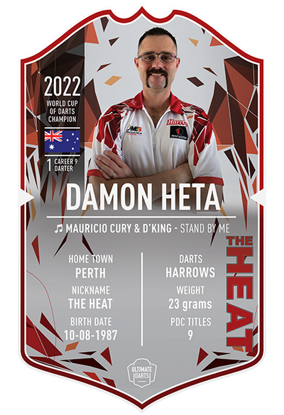Die offiziellen Ultimate Darts Pro Player Cards
