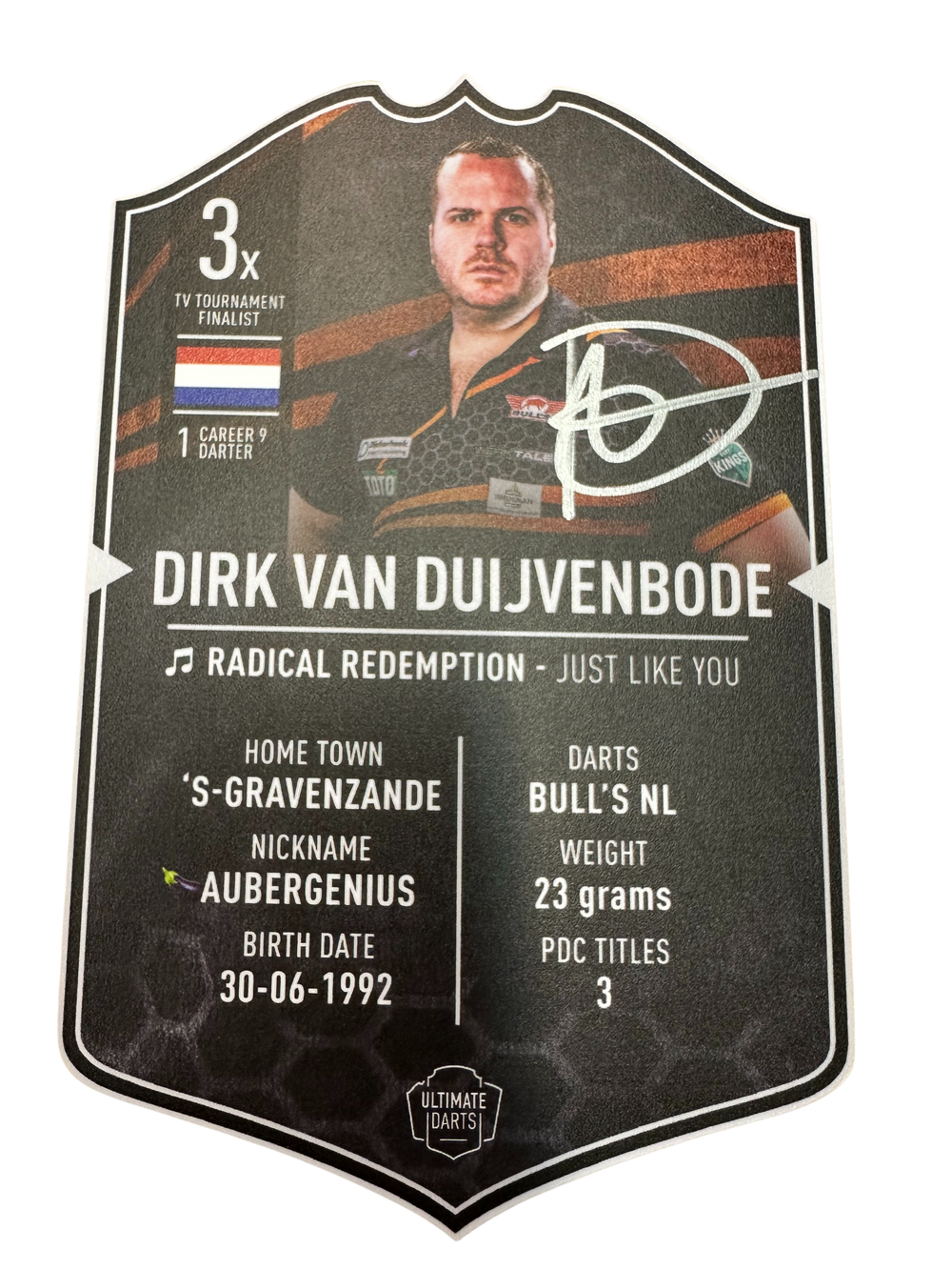 Die offiziellen Ultimate Darts Pro Player Cards