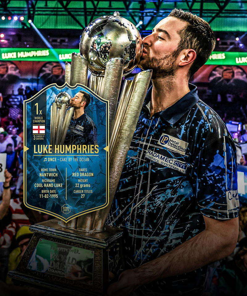 The official Ultimate Darts Pro Player Cards