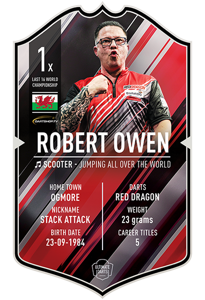 Robert Owen 2025 Ultimate Darts Card
