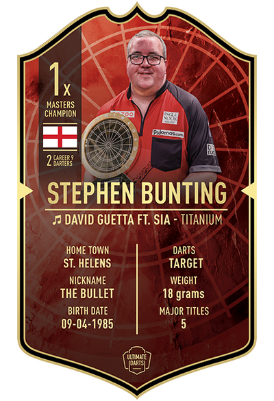 The official Ultimate Darts Pro Player Cards