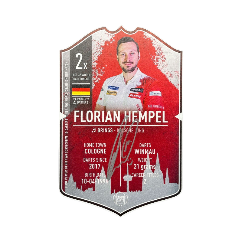 The official Ultimate Darts Pro Player Cards