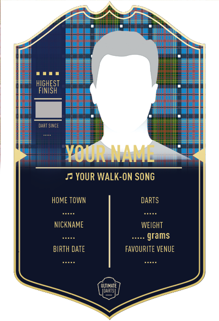 Create Your Own Ultimate Darts Card - Flying Scotsman