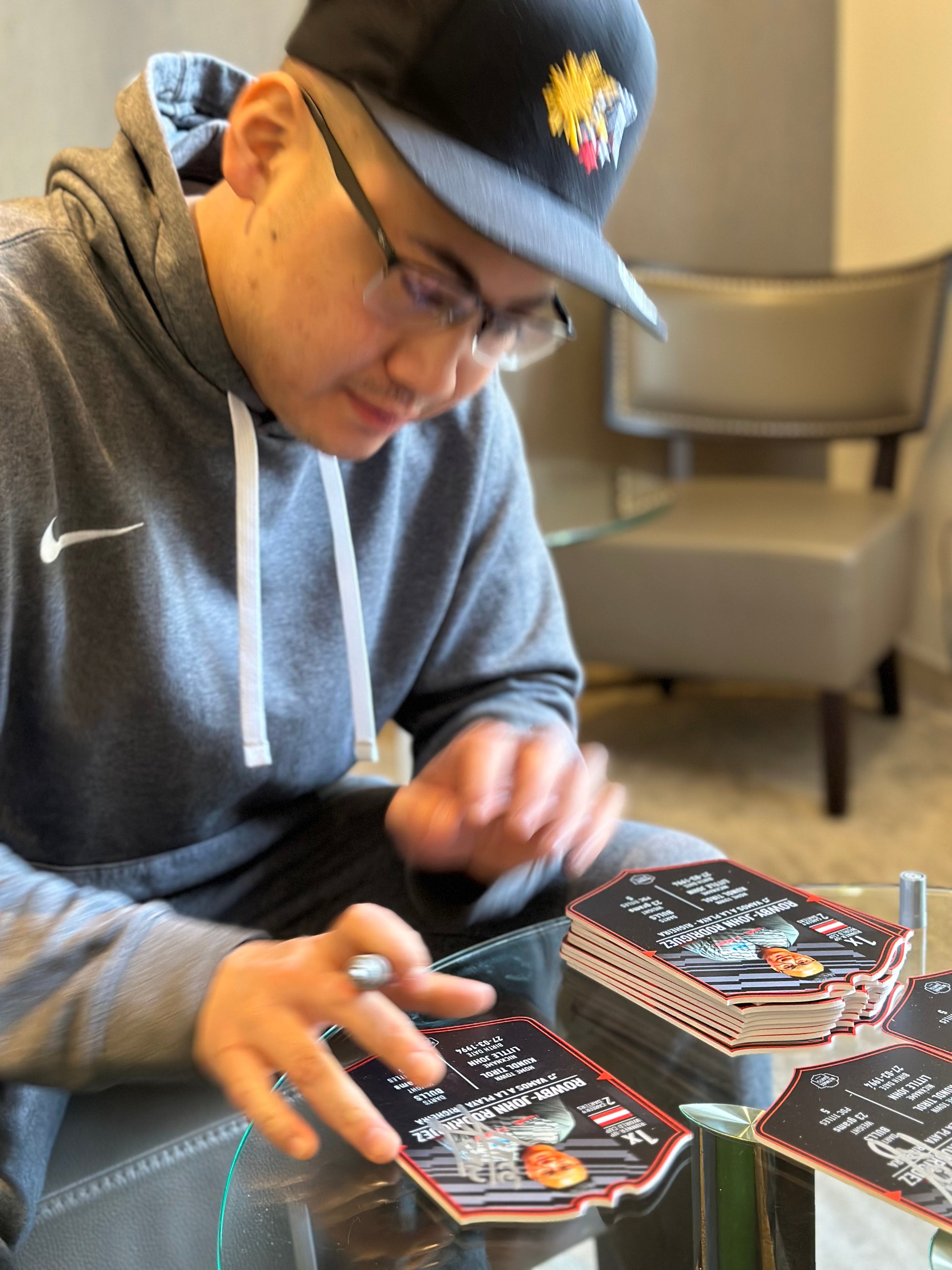 Exclusive Rowby-John Rodriguez *Signed* Mini Ultimate Darts Card